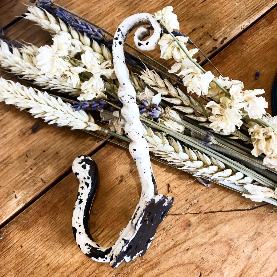 Beautiful old Victorian metal hook - Evie B Young At Heart